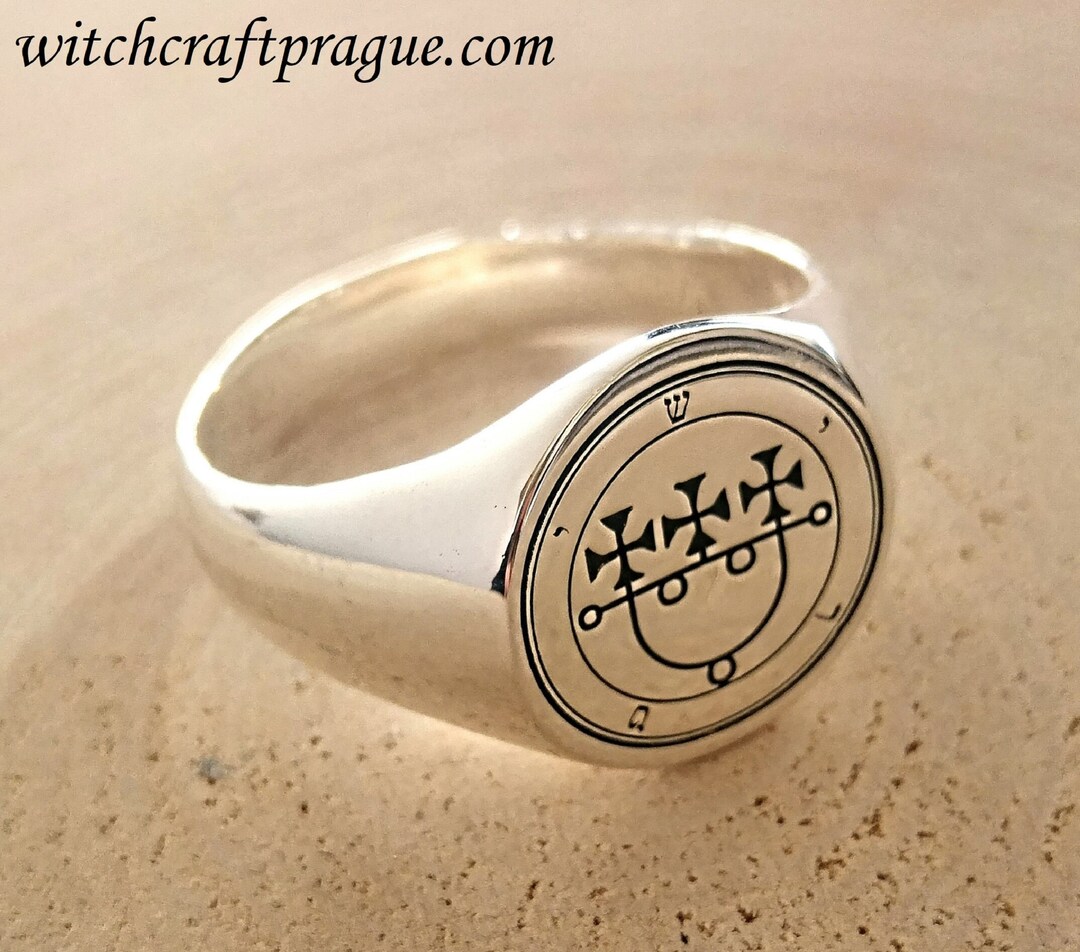 Goetia Sitri Sigil Ring Witchcraft Amulet, Seal of Solomon - Etsy