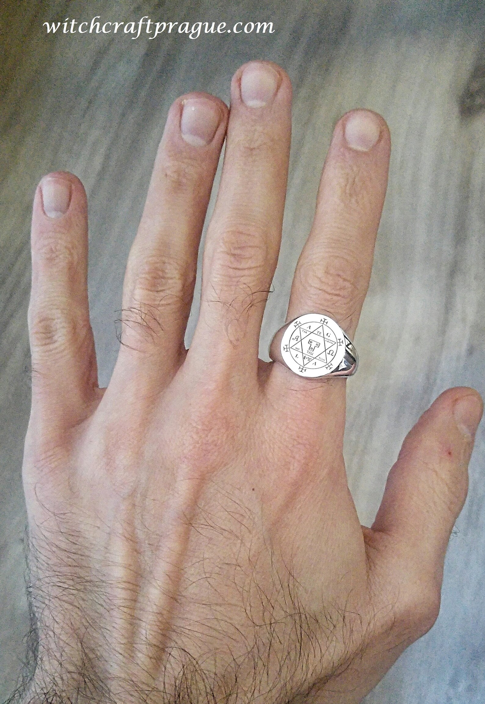 Hexagram of Solomon Goetia Ring Witchcraft Amulet - Etsy