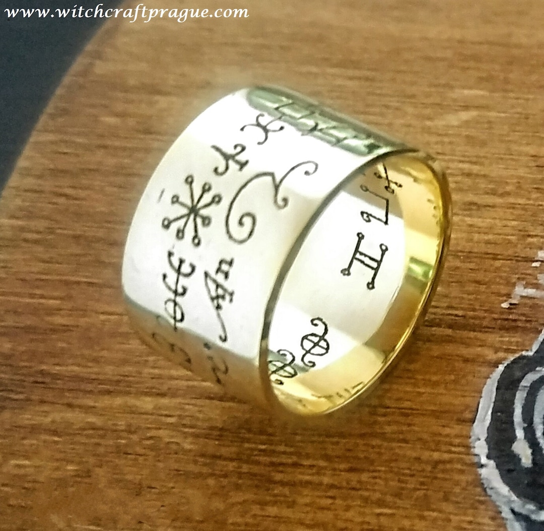 Alchemy Solomon Crown Magic Ring Goetia Amulet Witchcraft Talisman - Etsy