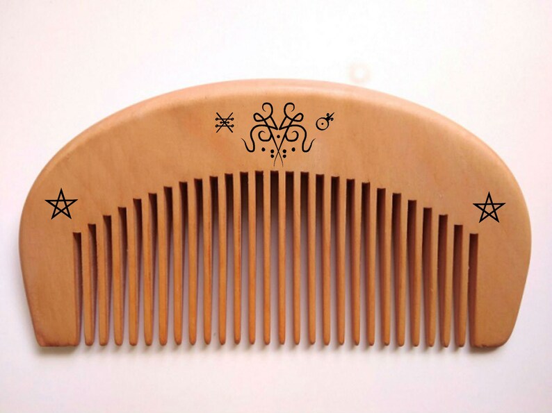 Witchcraft hair comb alchemy amulet sigil talisman | Etsy