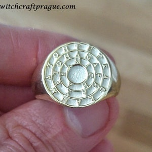 Seal of Solomon Magic Ring Goetia Amulet Witchcraft Talisman for ...