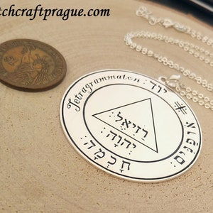 Sello verdadero del arcángel Raziel, hechizo angelical, amuleto de ...