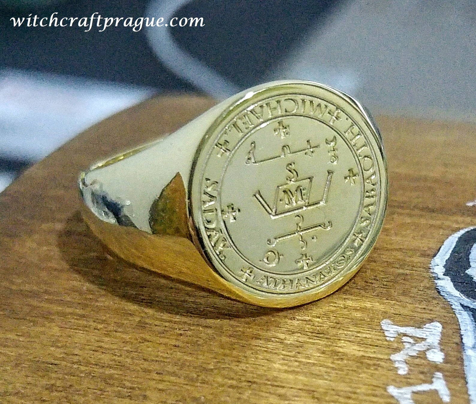 Witchcraft Archangel Michael Sigil Ring Alchemy Amulet Wicca Seal - Etsy