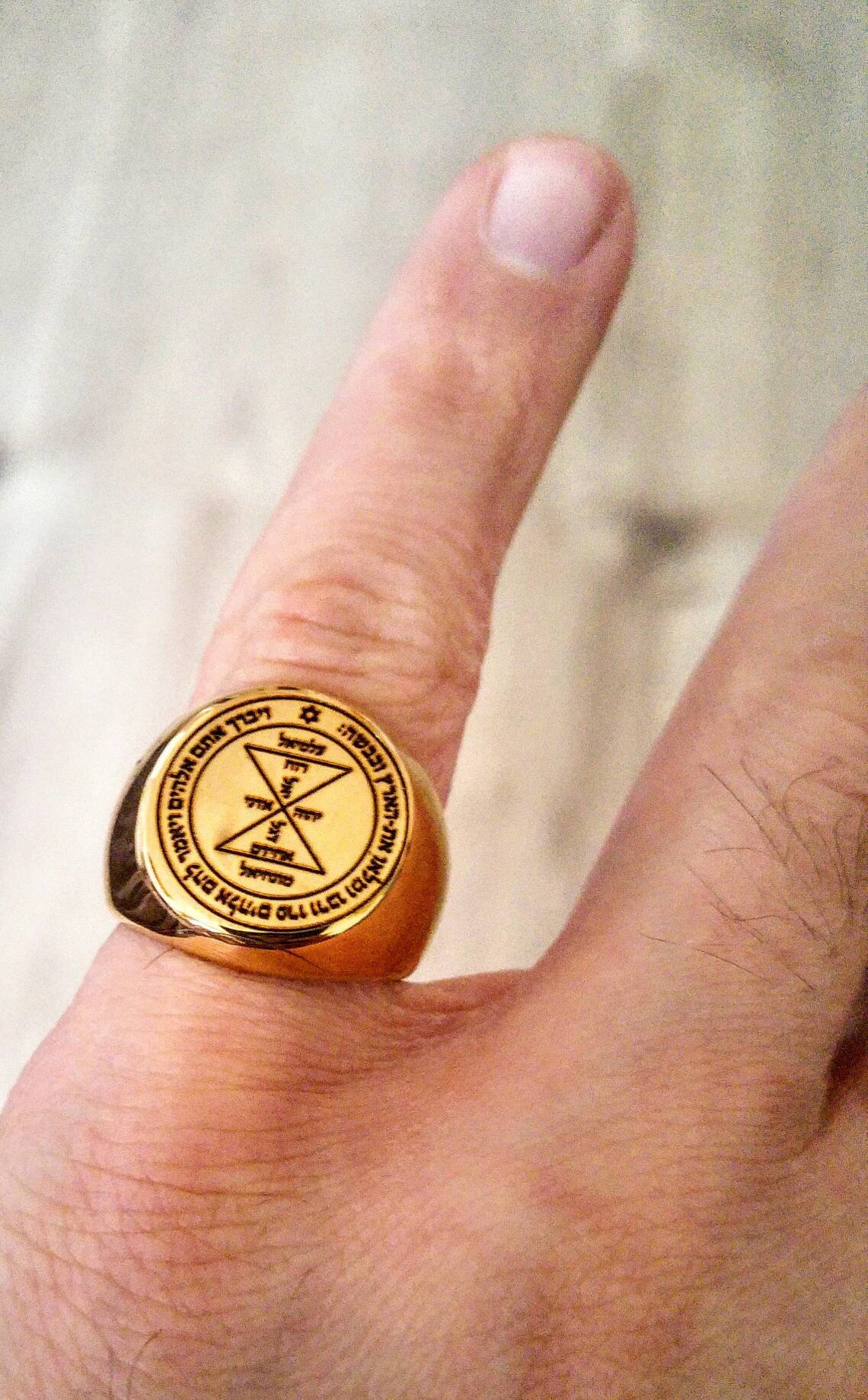 Witchcraft Third Pentacle of Venus Ring Goetia Amulet Lesser | Etsy