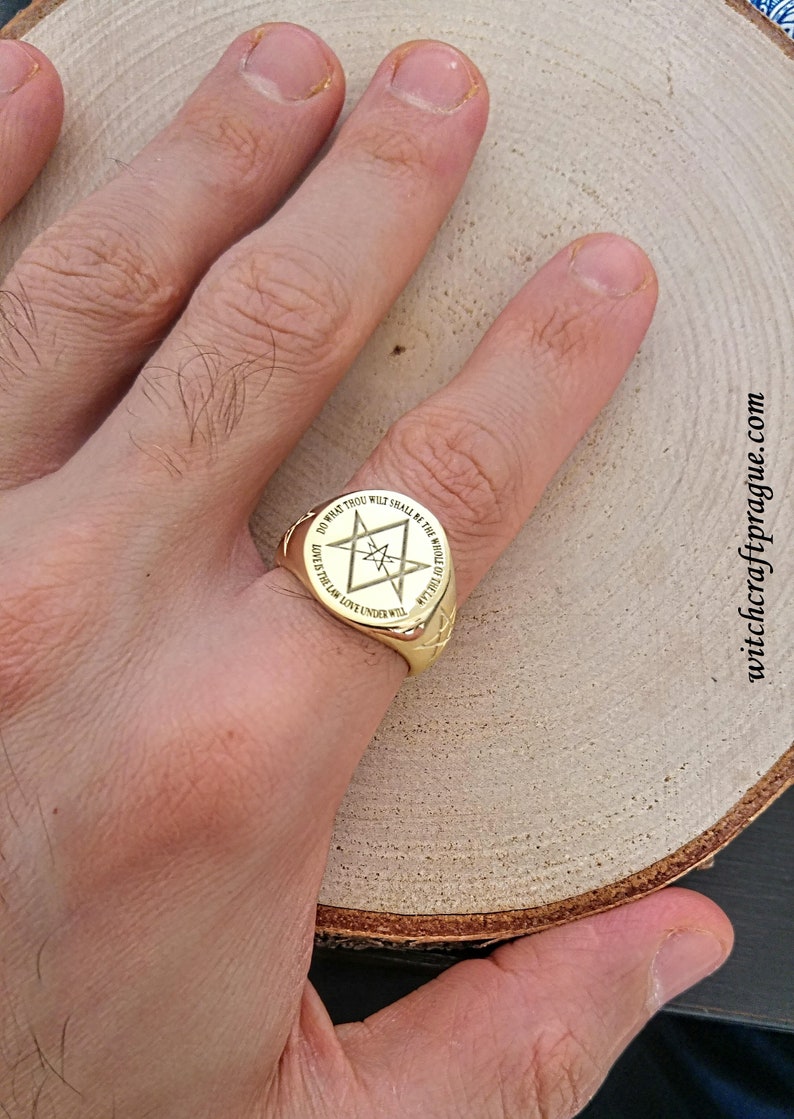 Thelema Seal Ring Occult Amulet Witchcraft Talisman - Etsy