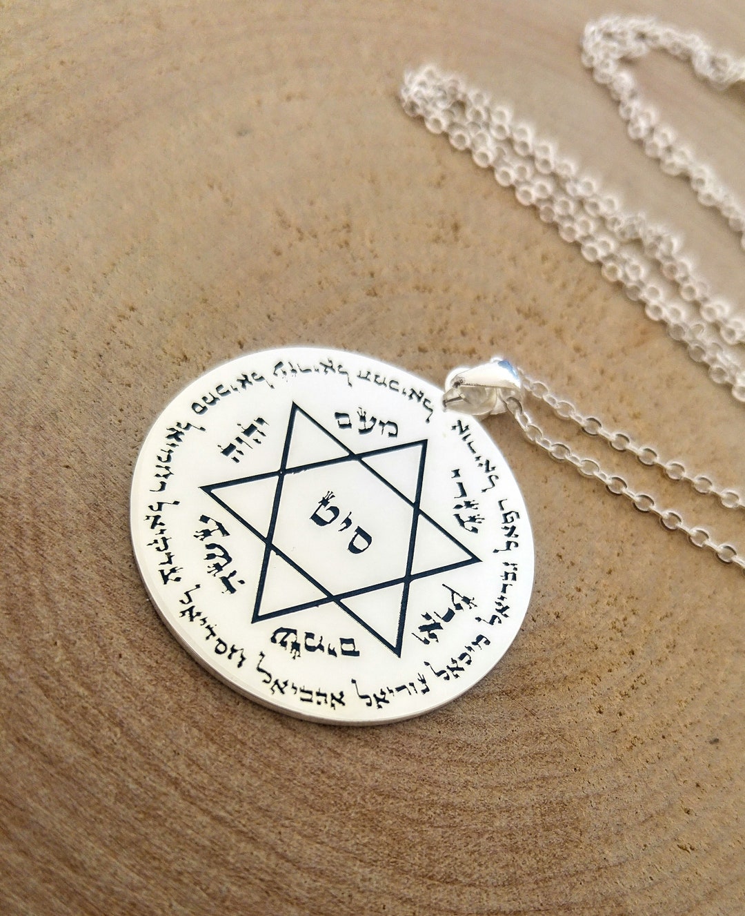 Witchcraft Archangel Spell Necklace Amulet Wicca Talisman Name of God ...
