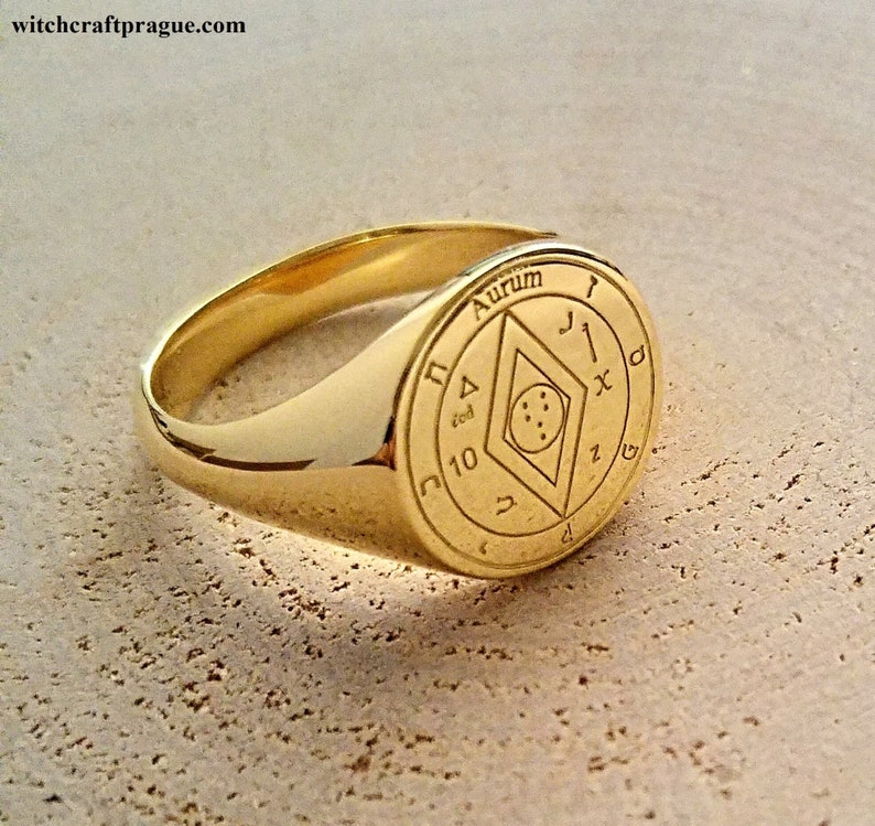 Witchcraft Aurum Ring Amulet for Wealth and Money - Etsy Canada