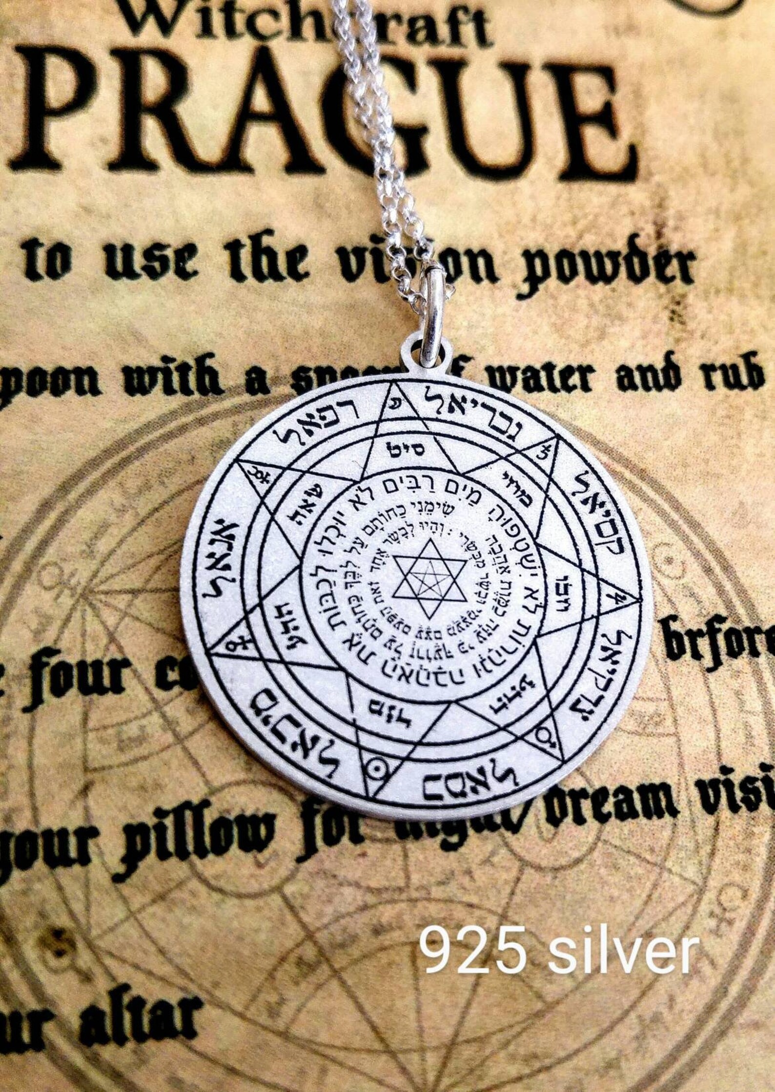 Witchcraft Archangel Amulet for Love Necklace - Etsy