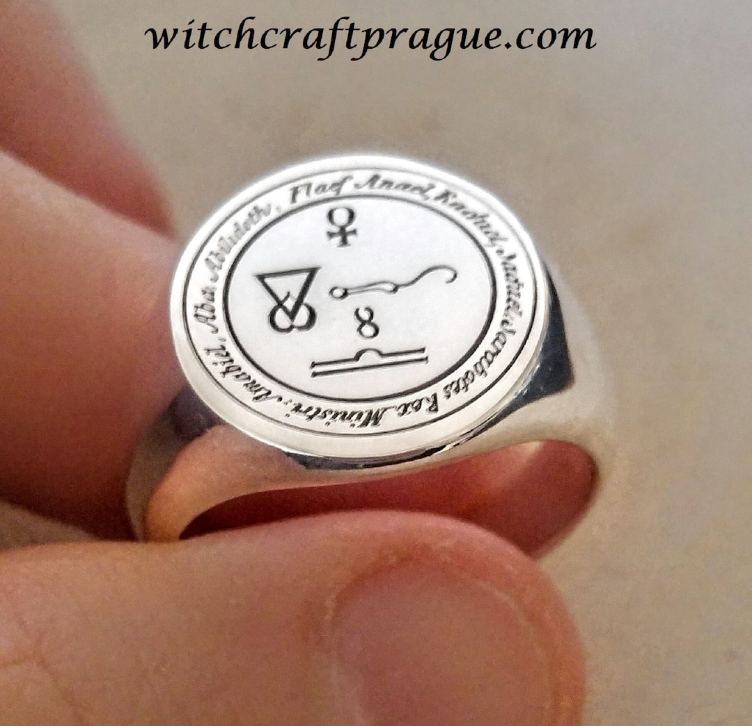 Custom Archangel Seal Ring,witchcraft Amulet,success Talisman,guardian ...