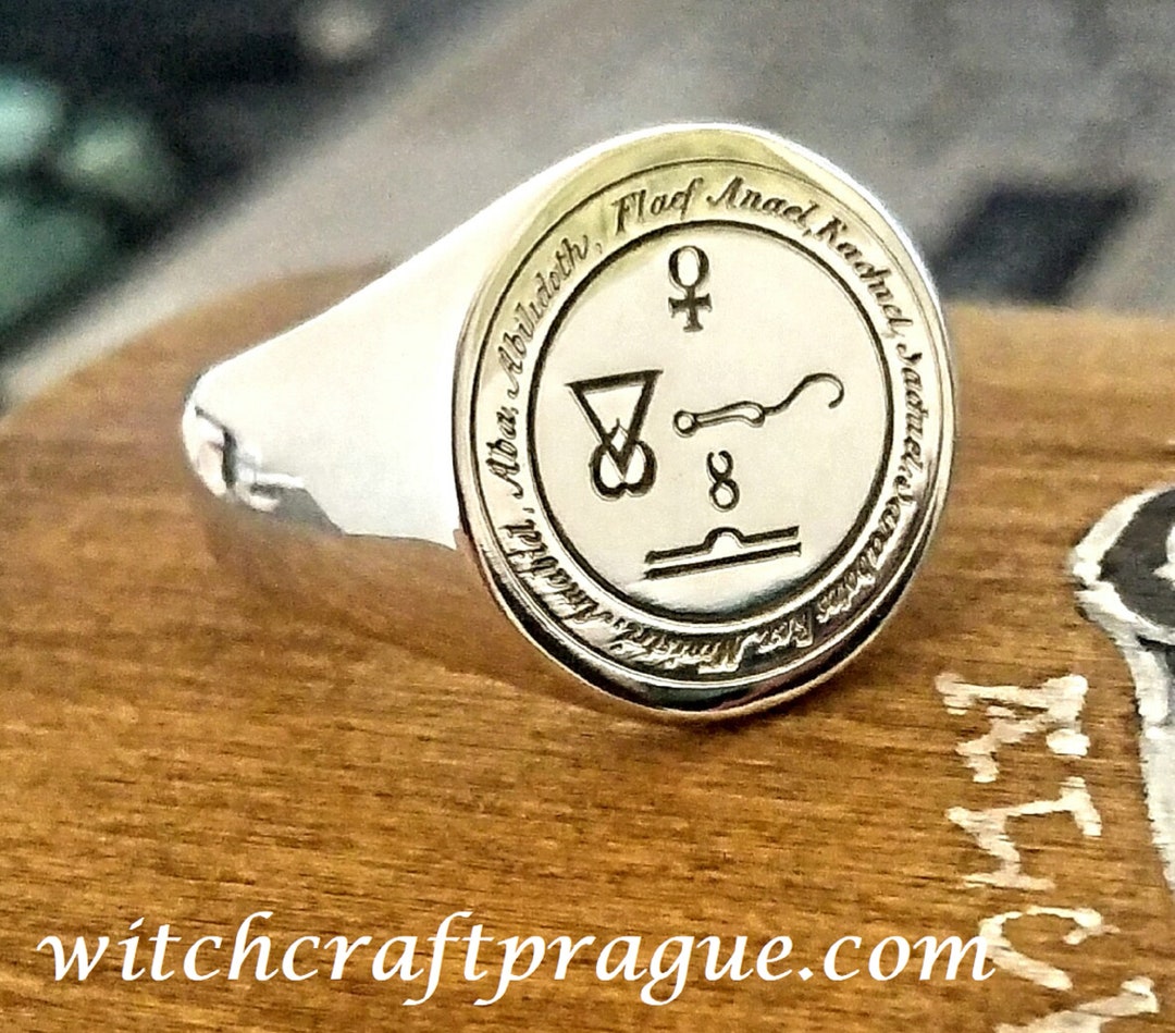 Witchcraft Archangel Anael Sigil Ring Alchemy Amulet - Etsy