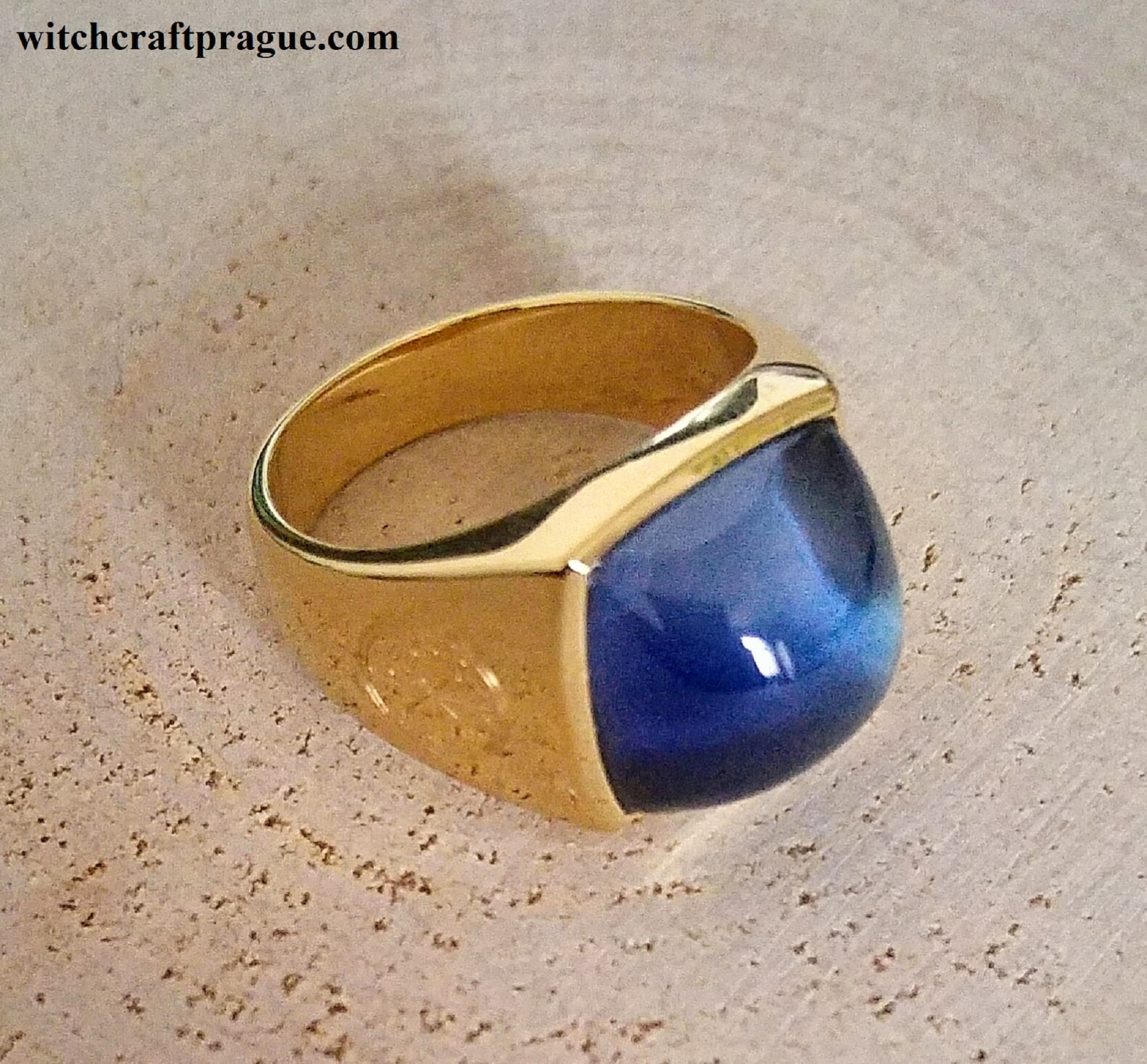 Customized Magic Ring Amulet, Protection Talisman, Sapphire Ring - Etsy