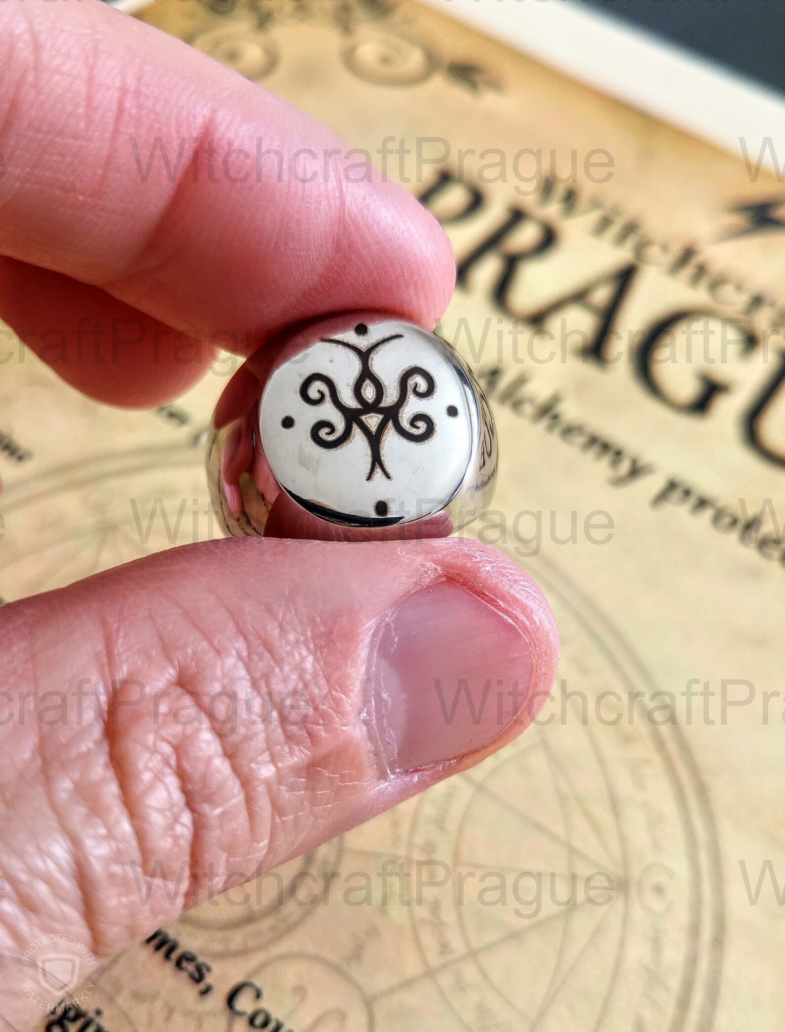 Witchcraft Sigil Ring Amulet Wicca Talisman Alchemy | Etsy