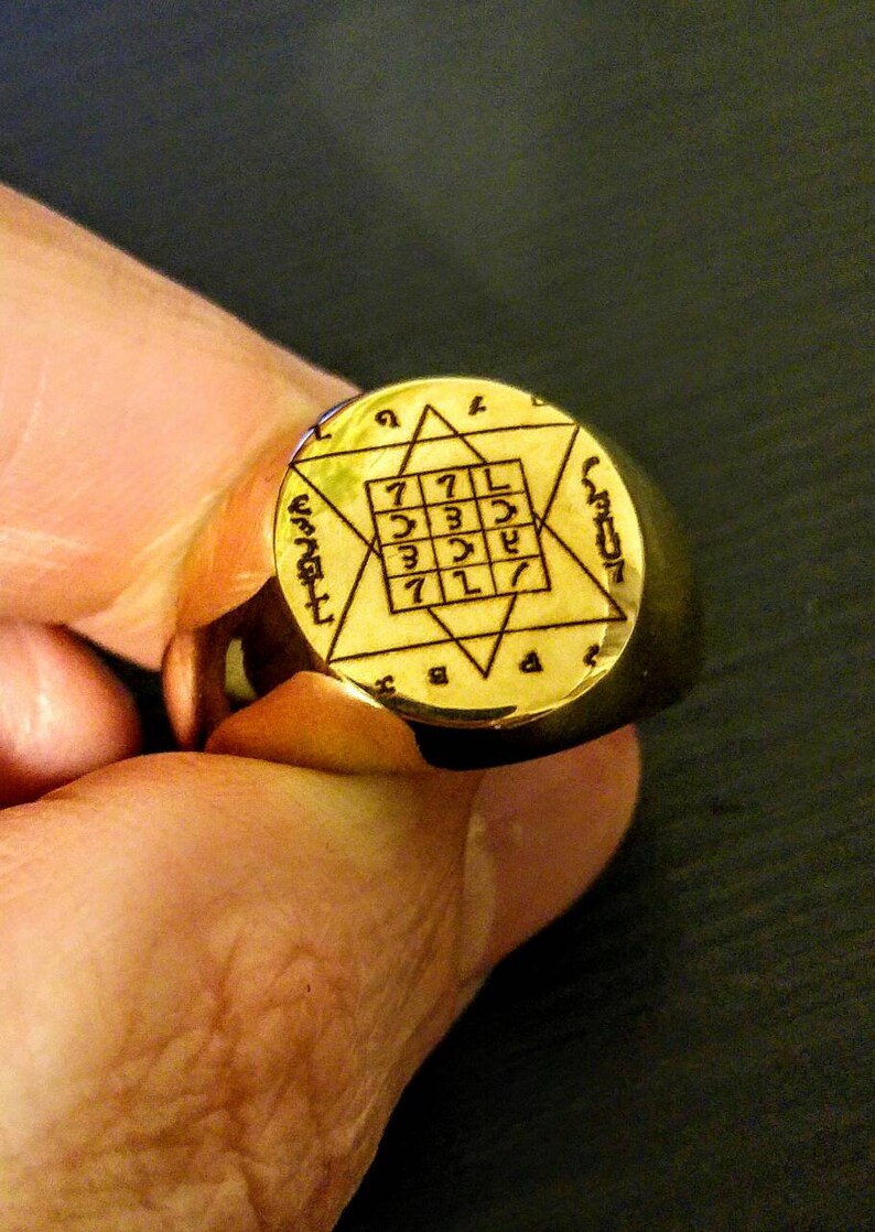 John Dee Holy Table Ring Amulet Witchcraft Talisman | Etsy