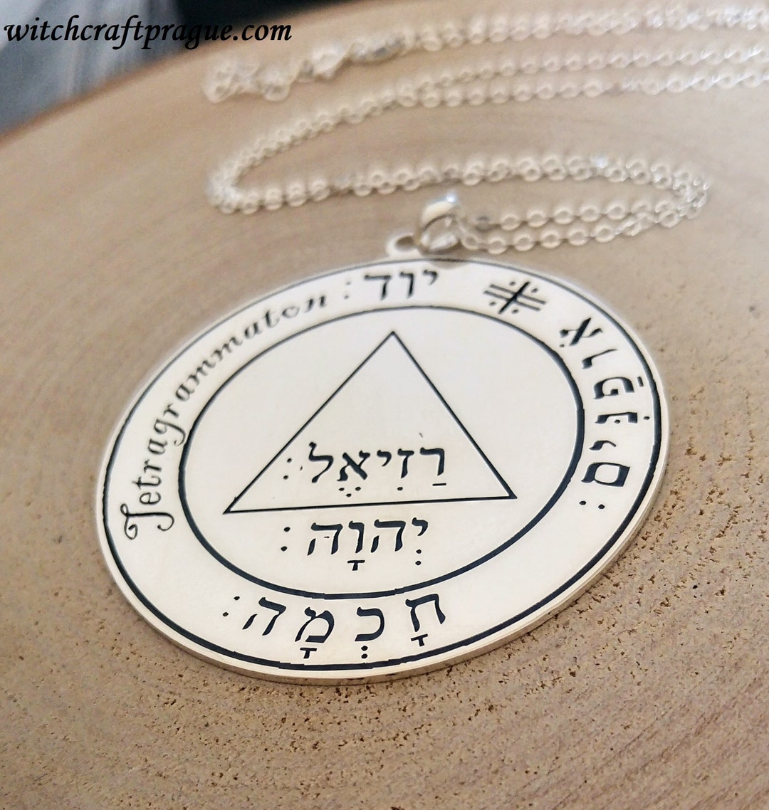 True Seal of Archangel Raziel, Angelic Spell, Witchcraft Amulet - Etsy