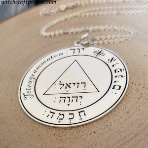 Sello verdadero del arcángel Raziel, hechizo angelical, amuleto de ...