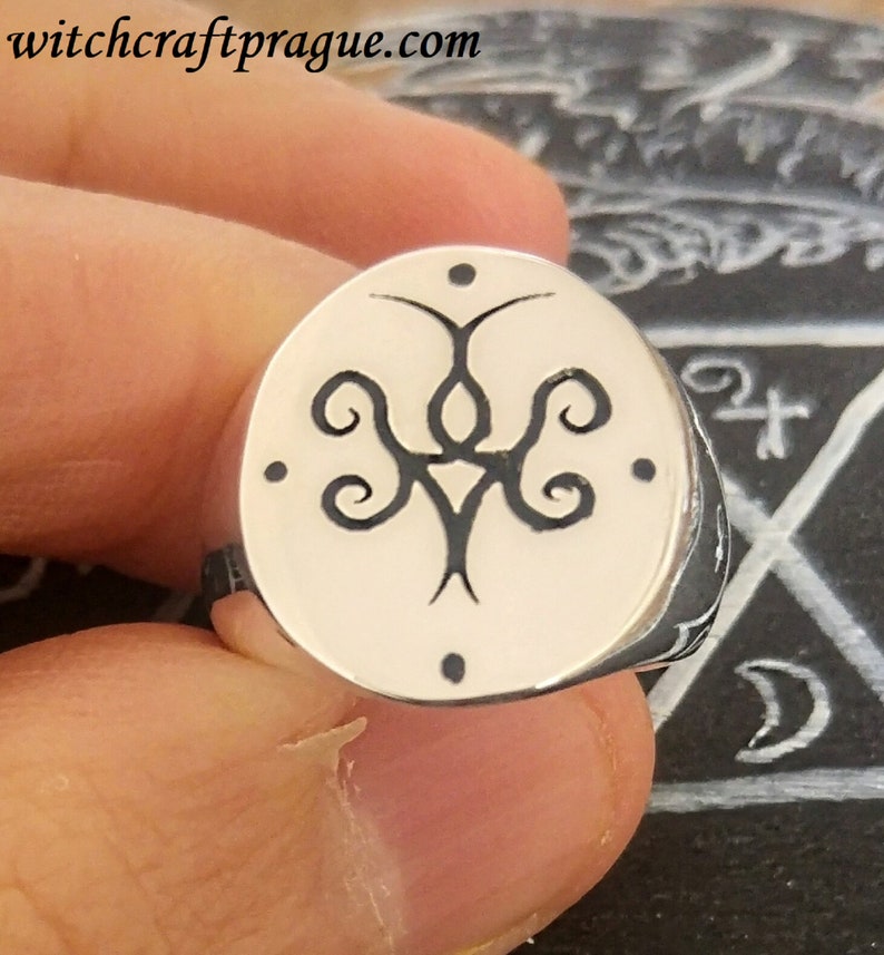 Witchcraft Sigil Ring Amulet Wicca Talisman Alchemy - Etsy