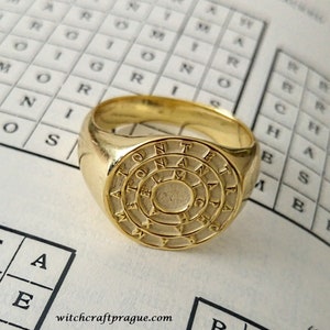 Seal of Solomon Magic Ring Goetia Amulet Witchcraft Talisman for ...