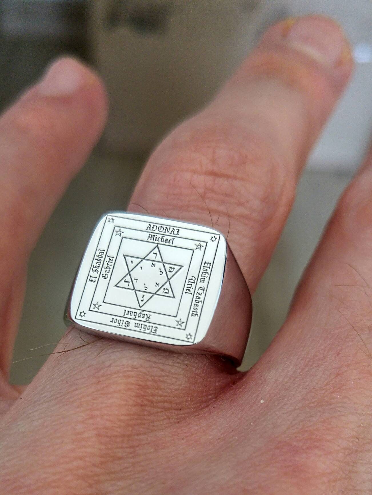 Alchemy God seal ring witchcraft amulet alchemy talisman | Etsy