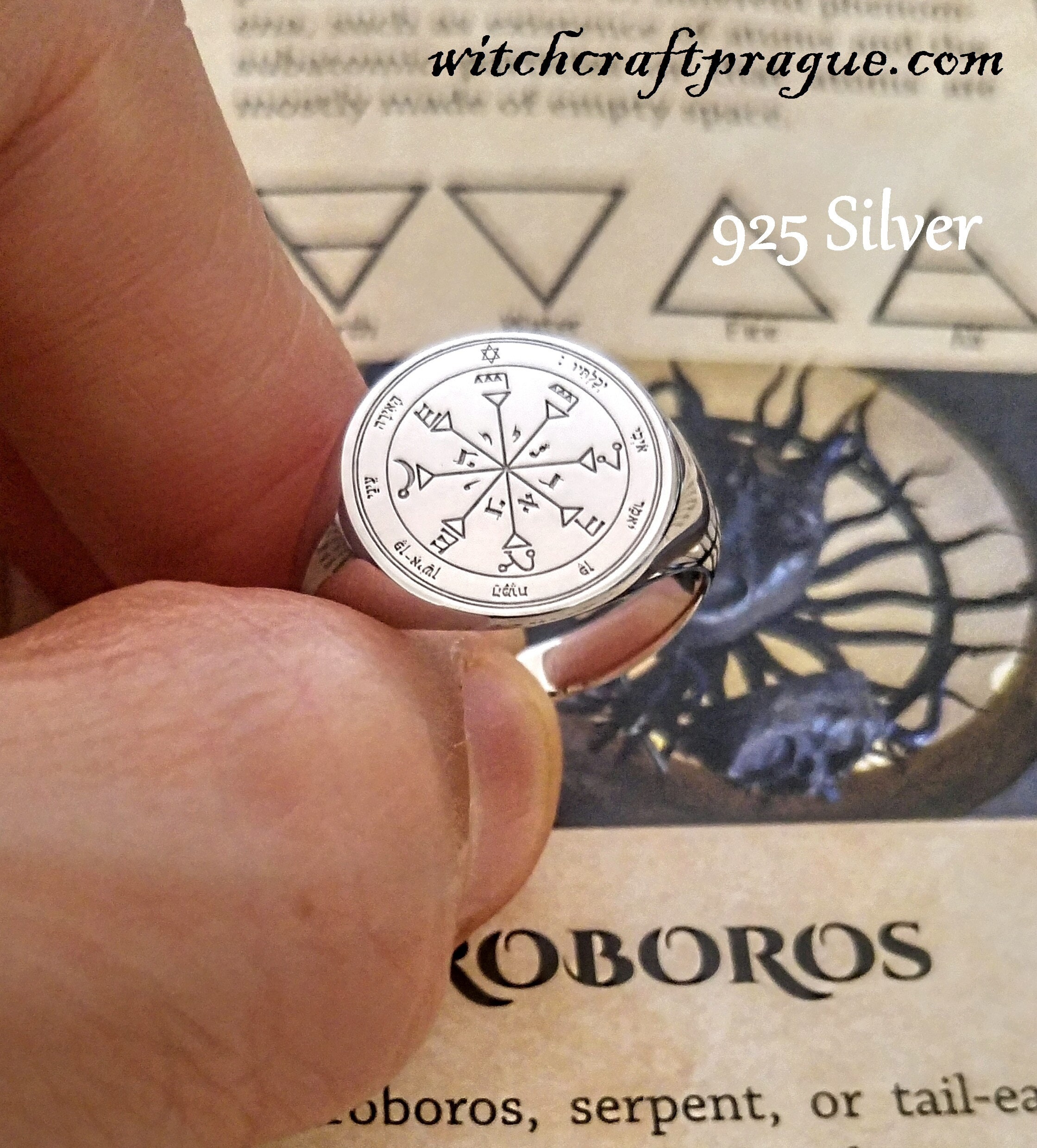 Fourth Pentacle of the Sun Ring Lesser Key of Solomon - Etsy