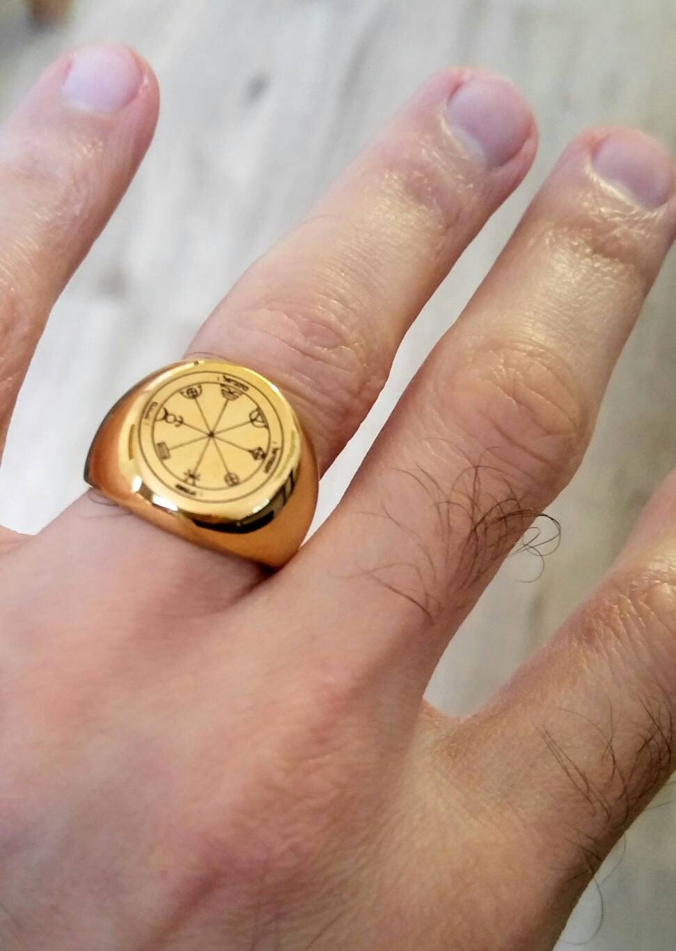 Witchcraft Third Pentacle of Mercury Ringseal of Solomon - Etsy