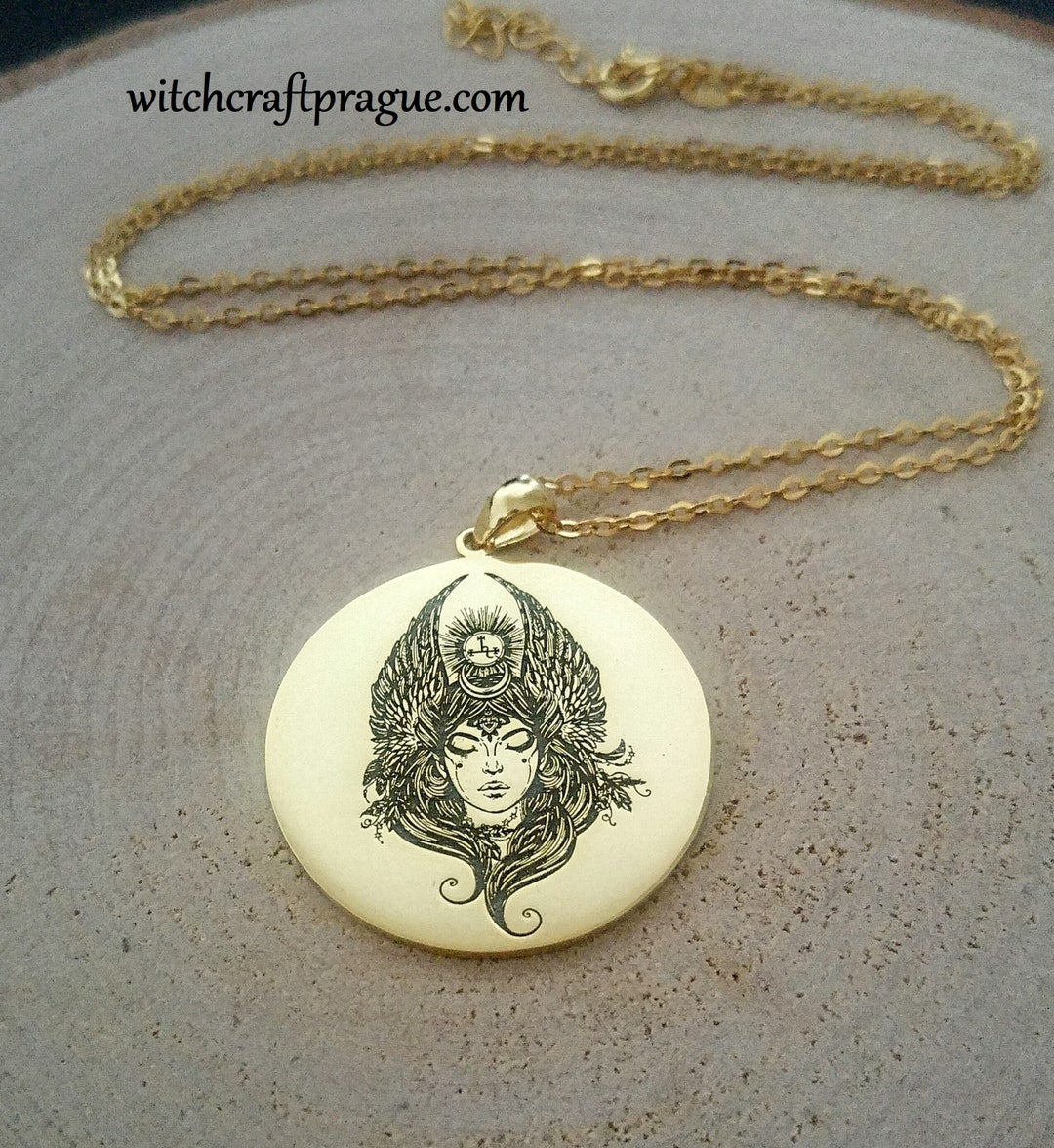 Lilith Sigil Necklace,beauty Amulet,demon Seal,handmade Necklace - Etsy