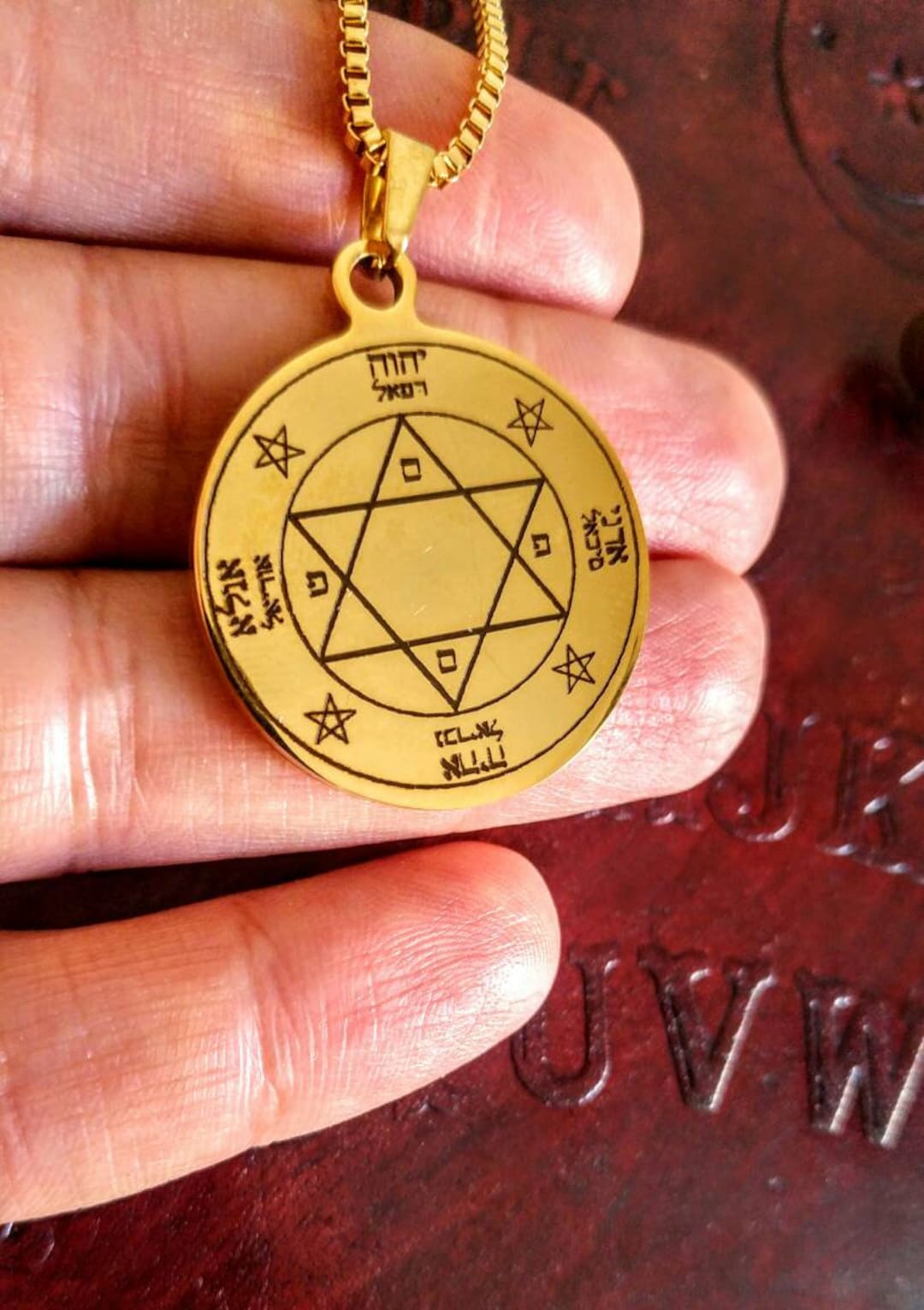 Witchcraft Archangels Necklace Amulet Alchemy Seal Wicca Talisman - Etsy