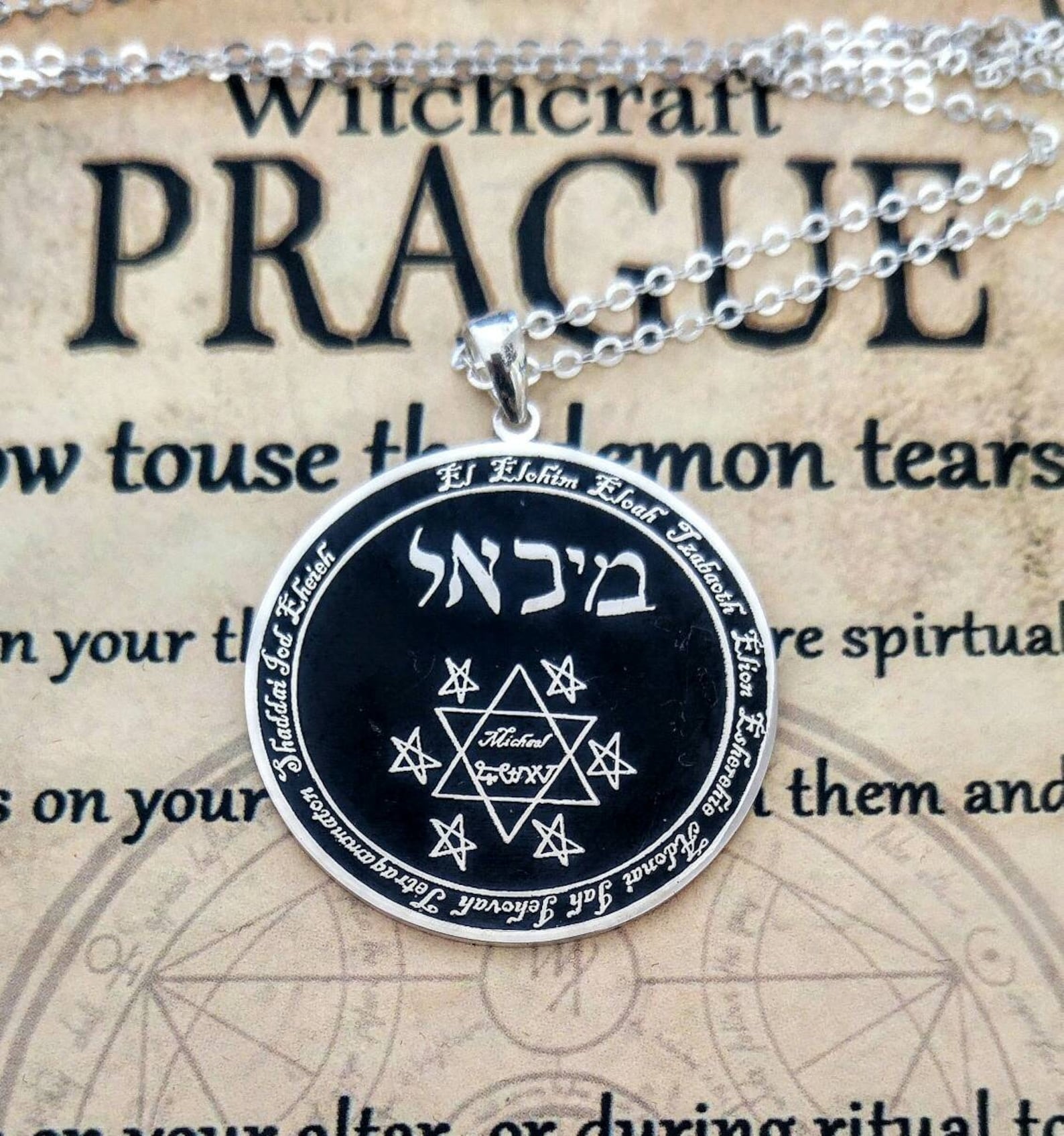 Archangel Michael Amulet Necklacewitchcraft Talisman for - Etsy