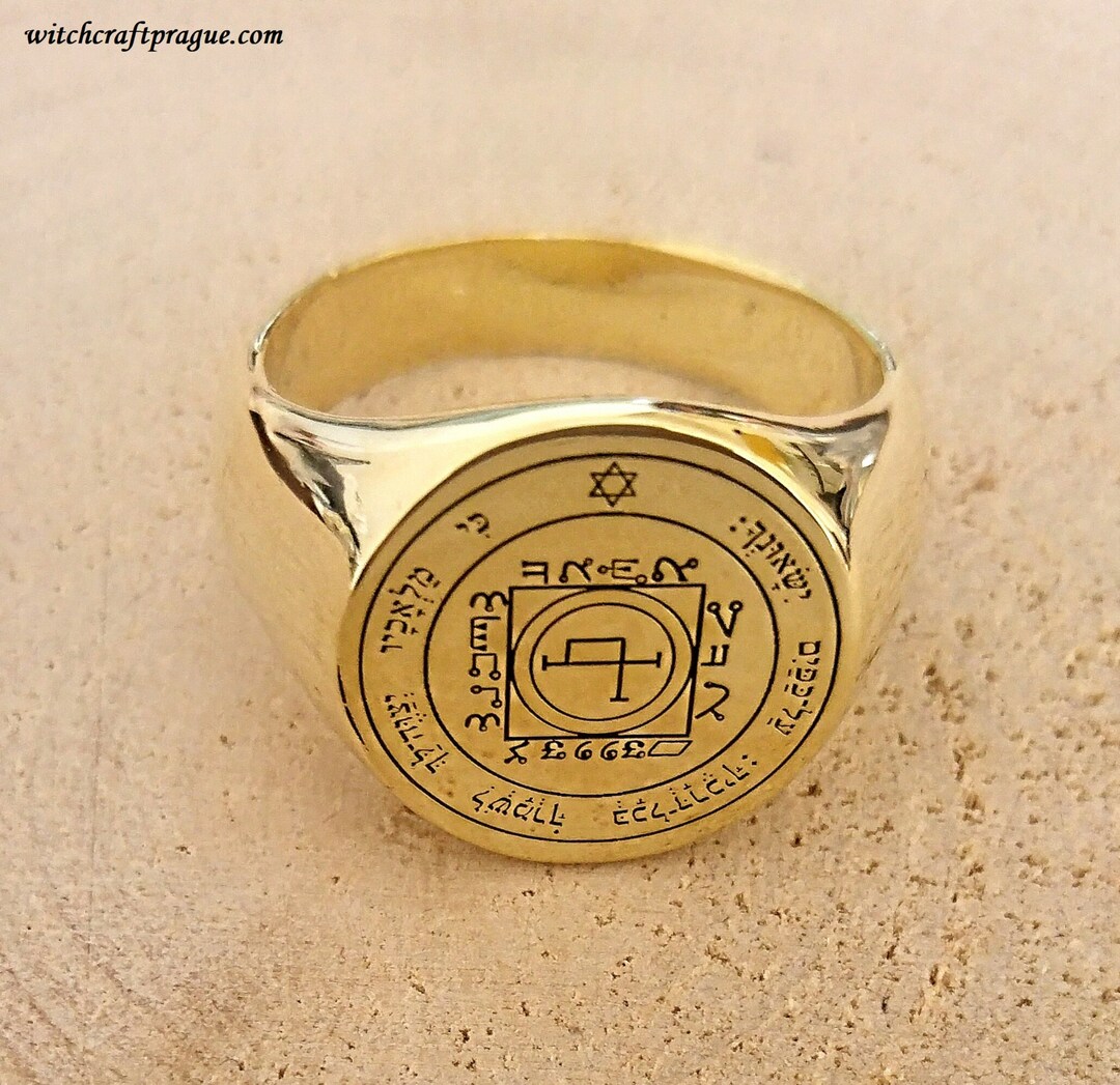 Fifth Pentacles of the Sun Ring Seal of Solomon Amulet - Etsy