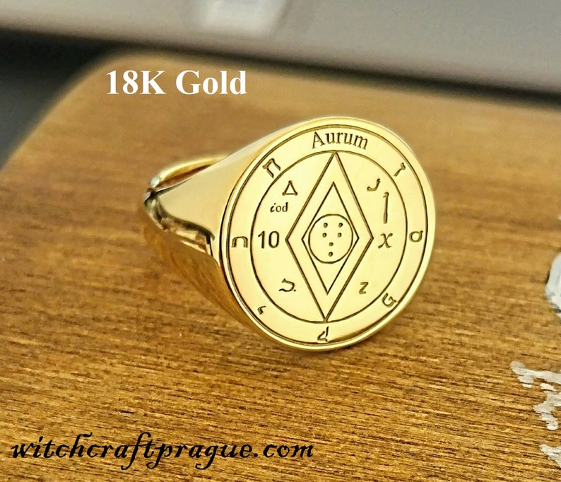 Witchcraft Aurum Ring Amulet for Wealth and Money - Etsy Canada