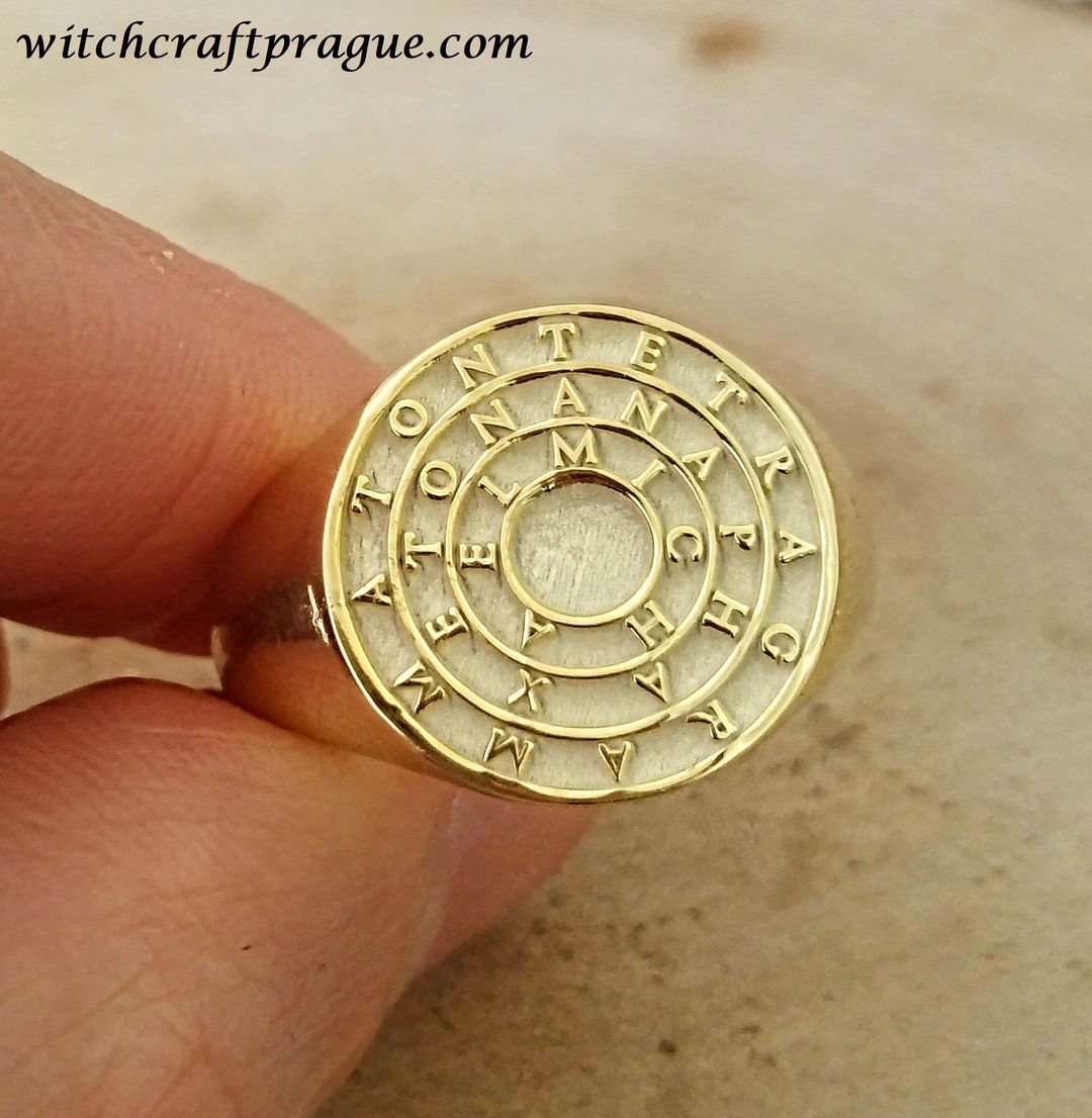 Seal of Solomon Magic Ring Goetia Amulet Witchcraft Talisman for ...