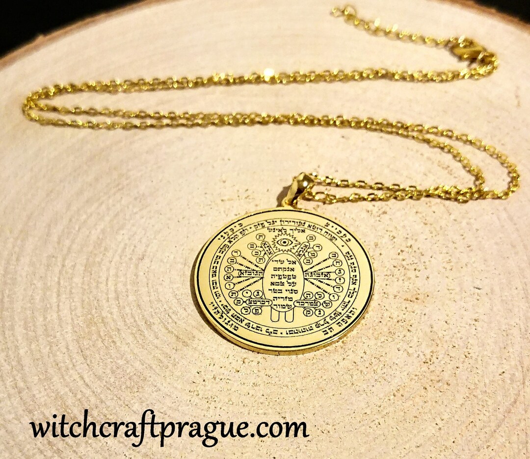 Witchcraft Protection From Evil Amulet Necklace Alchemy Talisman Sigil ...