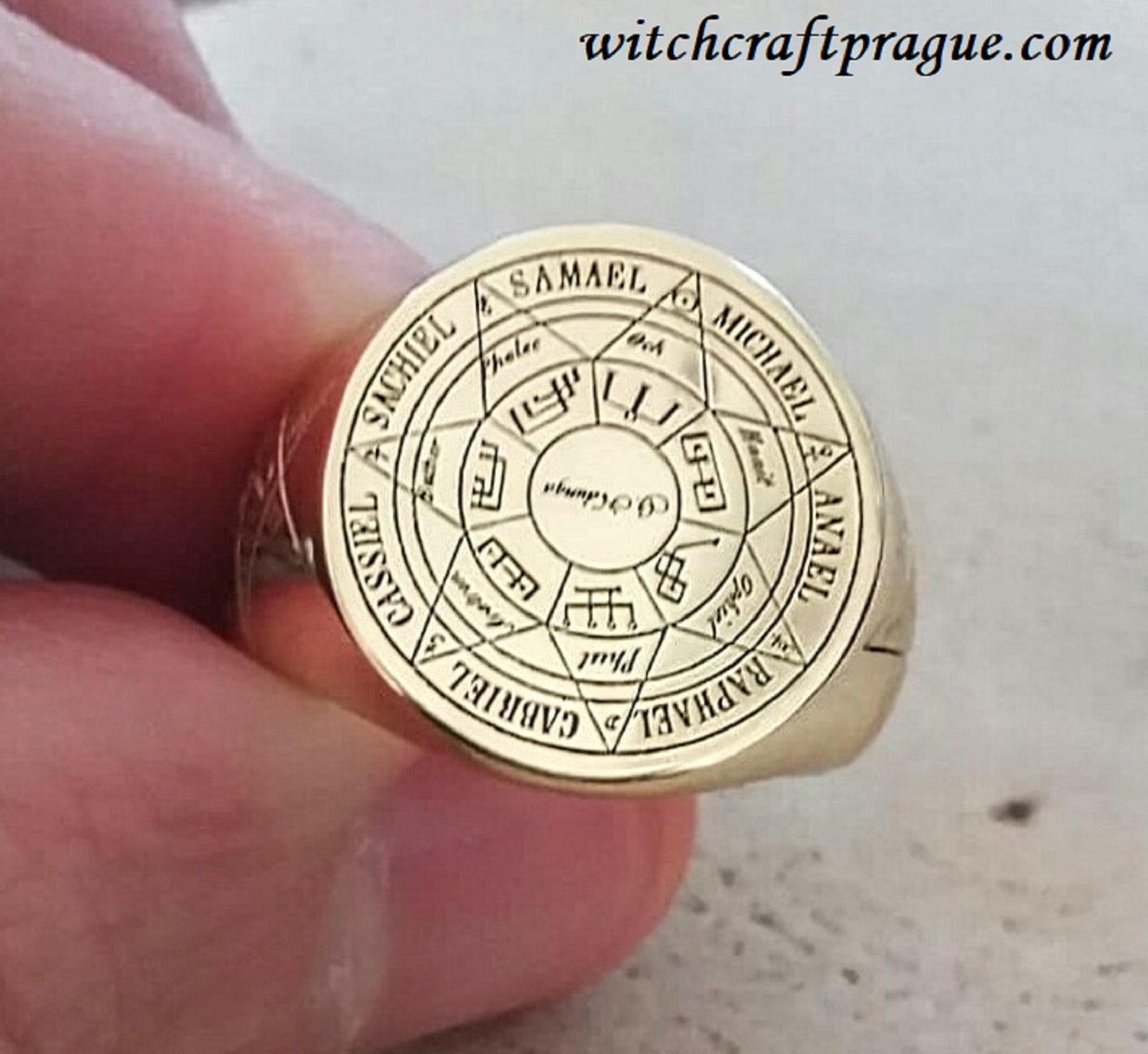 Custom Alchemy Archangels Ring Goetia Amulet Witchcraft Wicca - Etsy ...