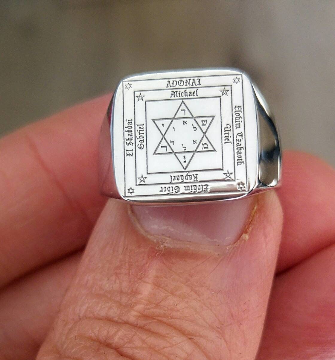 Alchemy God seal ring witchcraft amulet alchemy talisman | Etsy