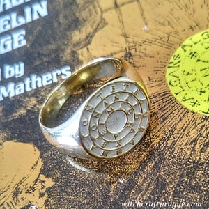 Seal of Solomon Magic Ring Goetia Amulet Witchcraft Talisman for ...