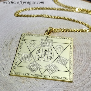 John Dee Holy Table Enochian Magic Witchcraft Angelic Amulet - Etsy