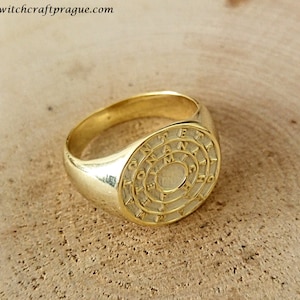 Seal of Solomon Magic Ring Goetia Amulet Witchcraft Talisman for ...