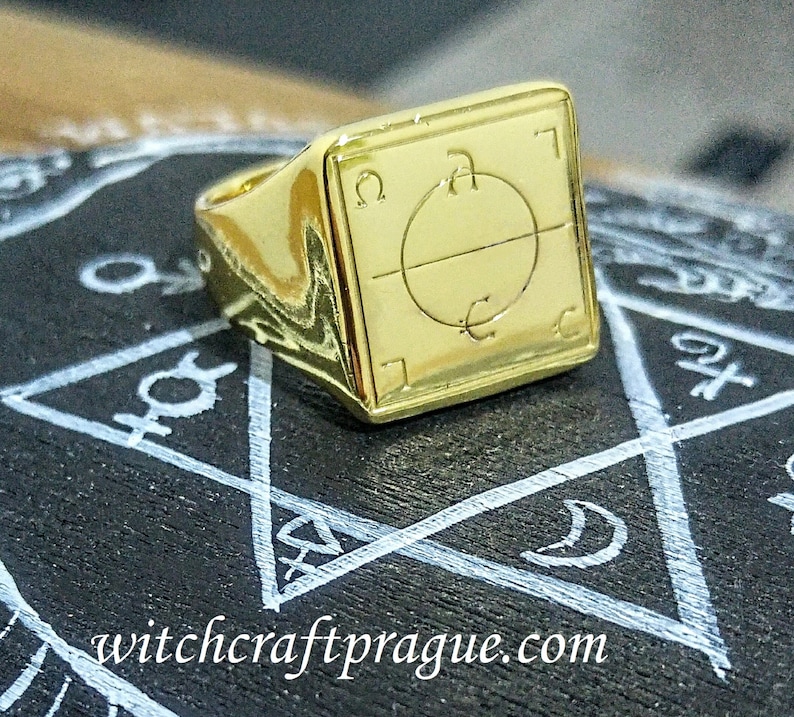 John Dee PELE Ring Enochian Talisman - Etsy