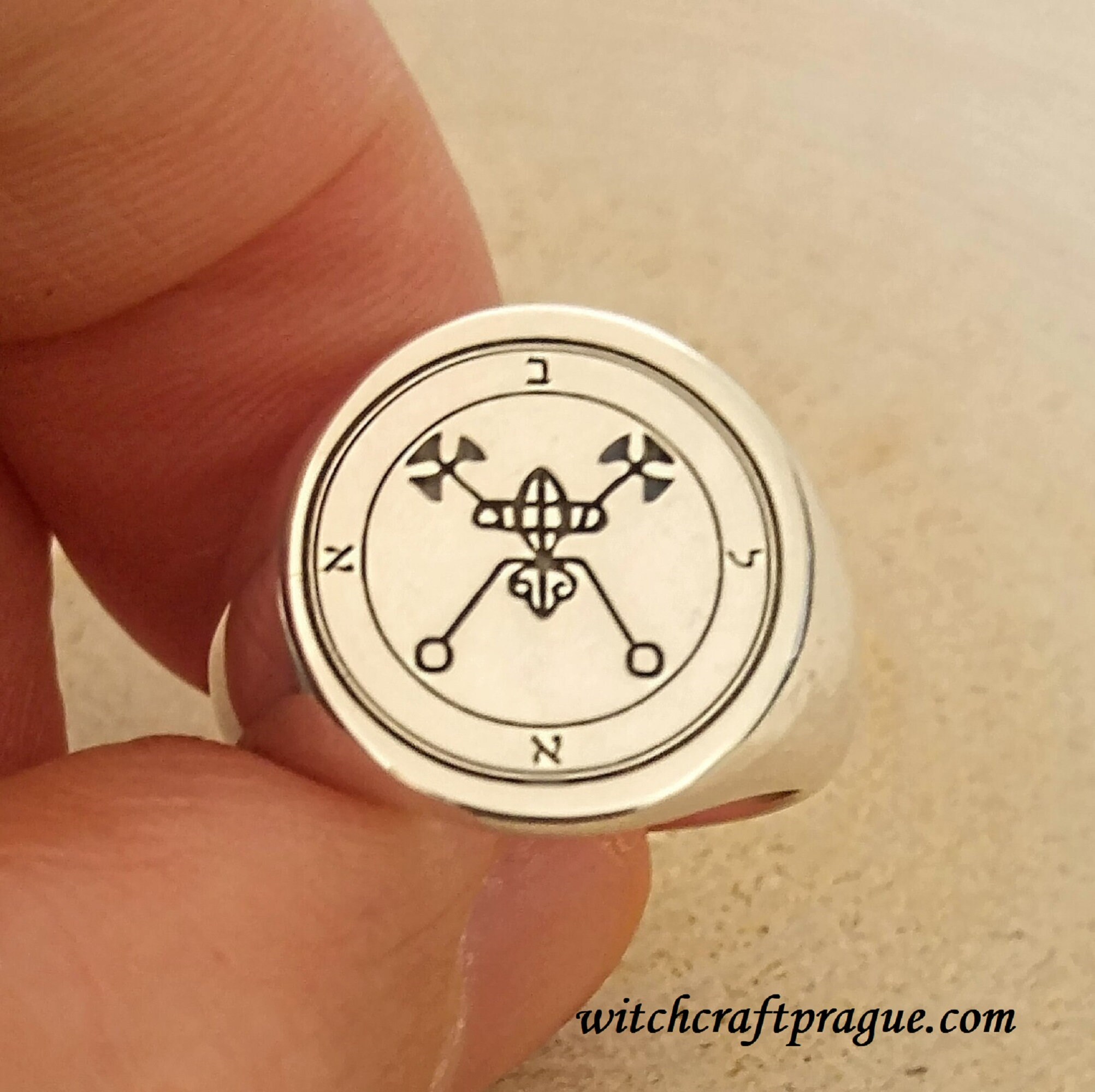 Witchcraft Goetia Bael Sigil Ring Amulet,kingsolomon Seal,demon Magic ...