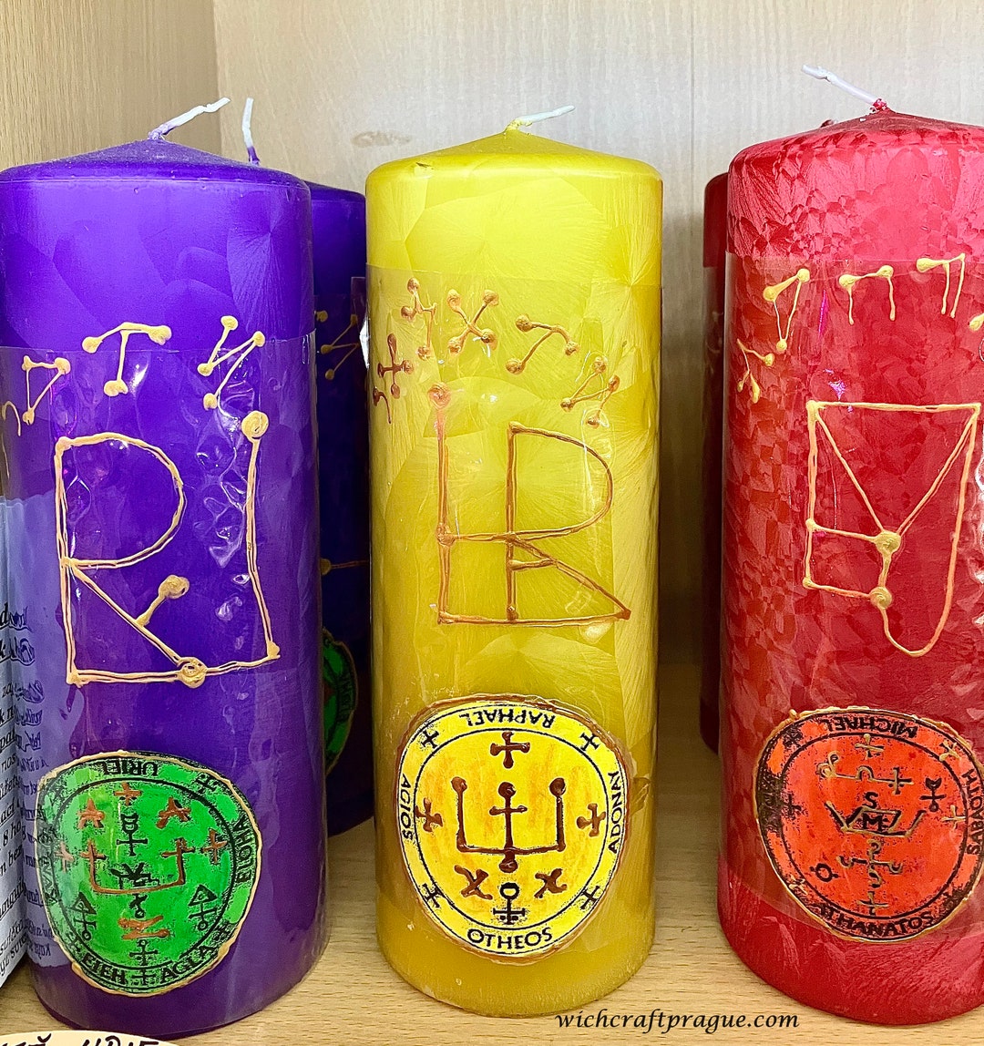 Archangels Michael Candle, Witchcraft Amulet, Protection and Love Spell ...