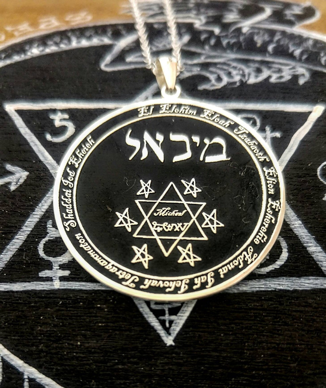 Archangel Michael Amulet Necklacewitchcraft Talisman for - Etsy