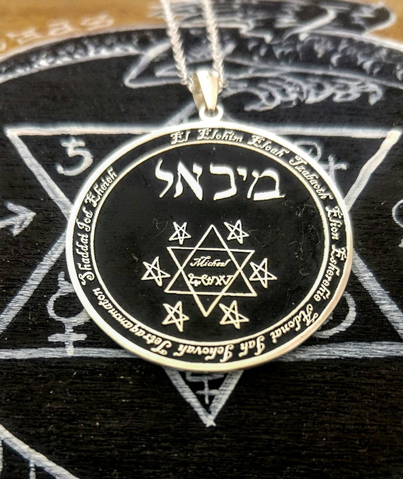 Archangel Michael Amulet Necklacewitchcraft Talisman for - Etsy