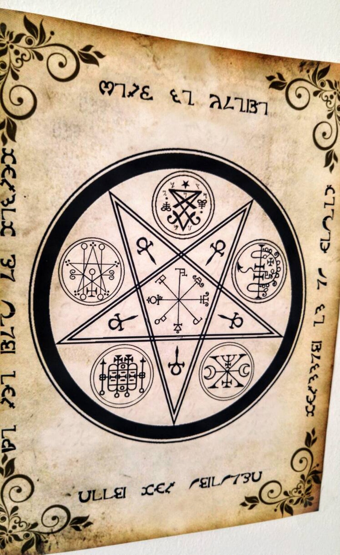 Witchcraft Alchemy Goteia Poster Dark Magic Wicca Amulet Demon | Etsy