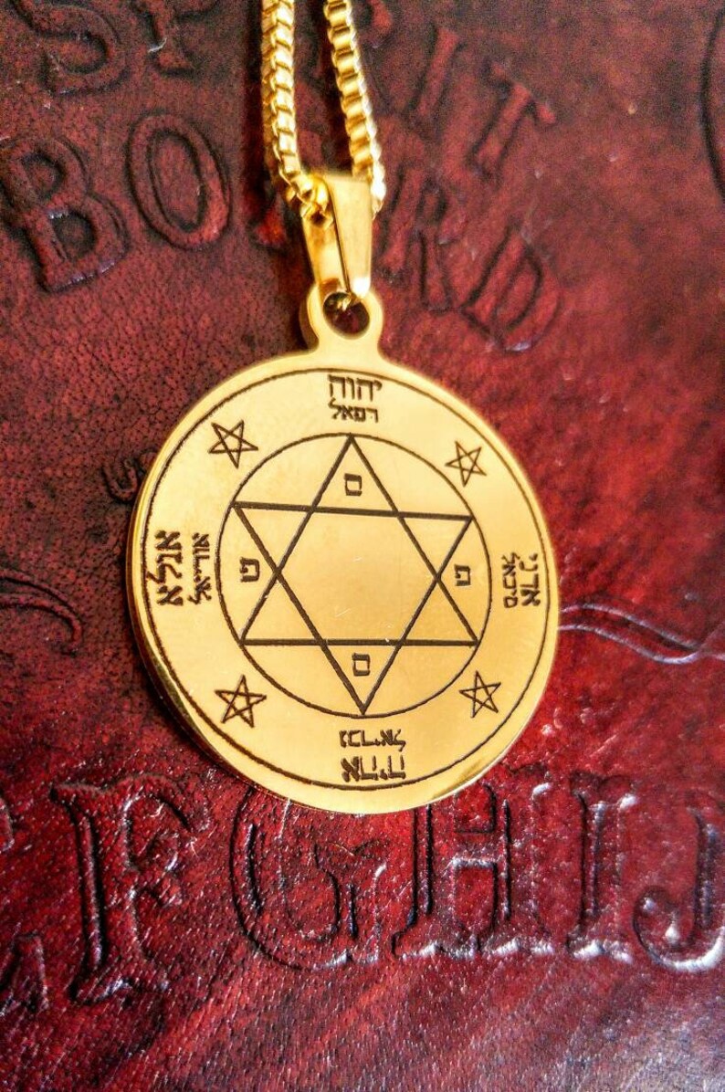 Witchcraft Archangels Necklace Amulet Alchemy Seal Wicca | Etsy