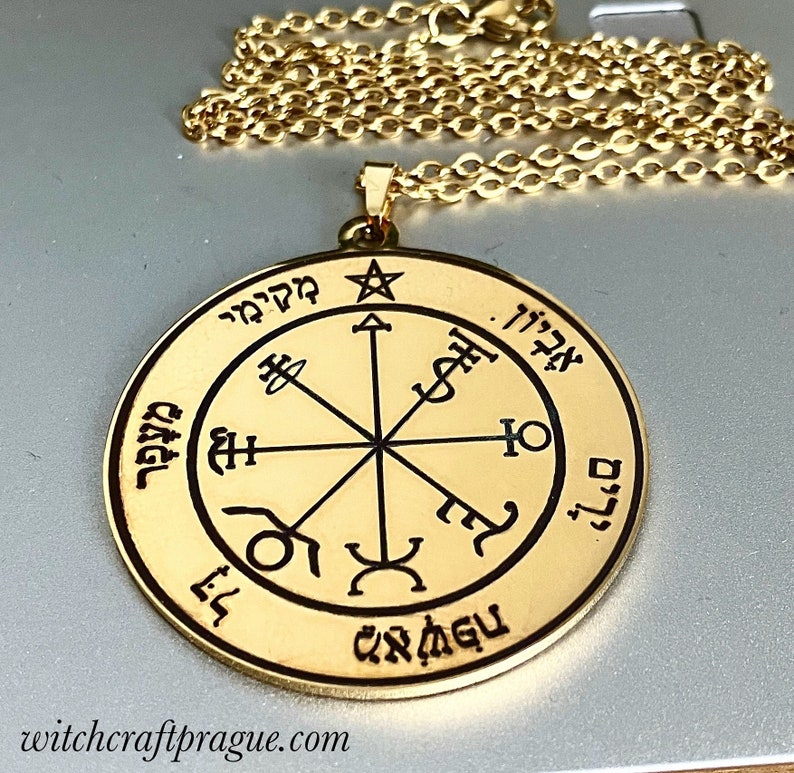 Amulet for Wealth, Seal of Solomon Money Spell, Sterling Silver - Etsy