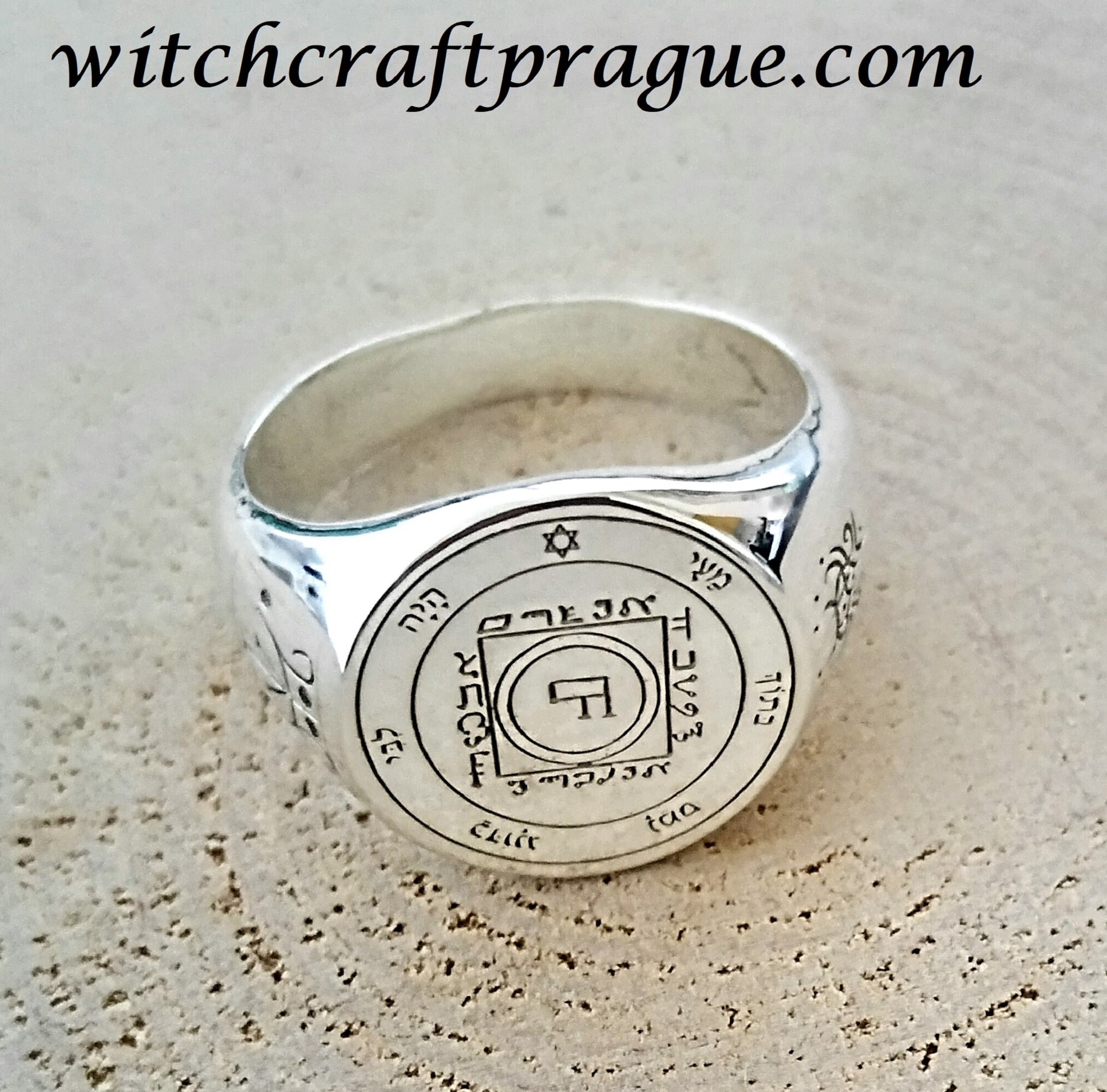 Fifth Pentacle of Venus Ring Seal of Solomon Witchcraft Talisman Wicca ...
