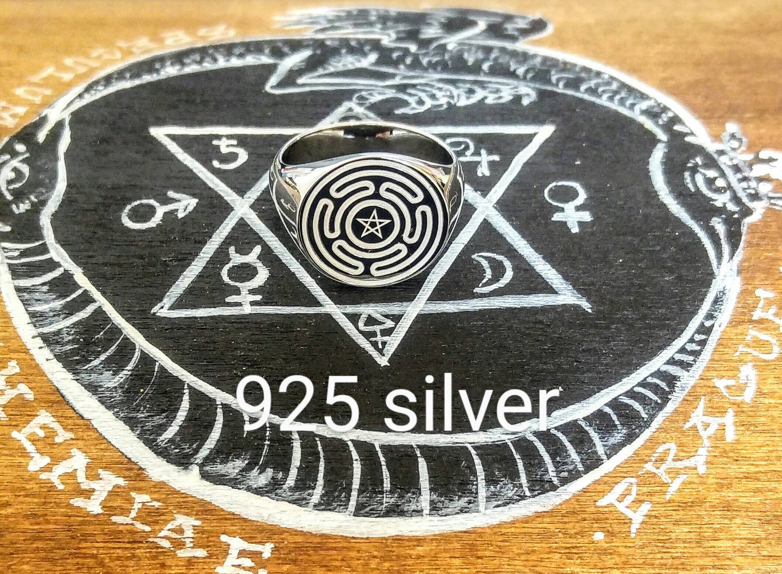 Witchcraft Hecate Seal Ring Amulet Wicca Talisman | Etsy