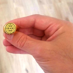 Goetia Amon Sigil Ring, Witchcraft Amulet, Seal of Solomon, - Etsy