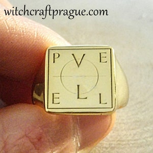 John Dee PELE Ring Enochian Amulet, Witchcraft Talisman, Success Spell ...
