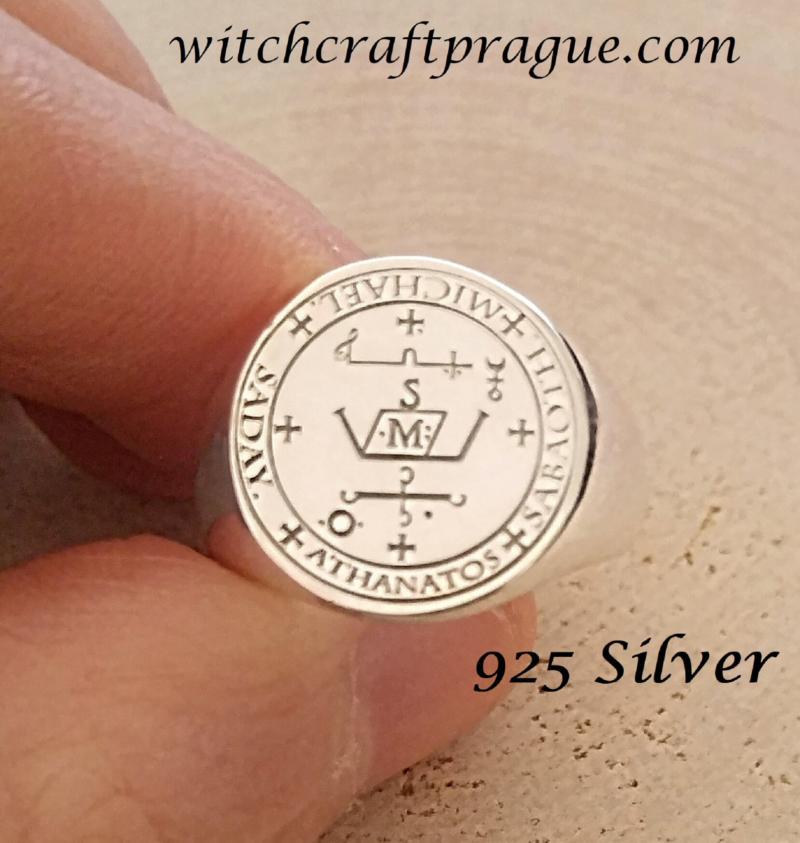 Witchcraft Archangel Michael Sigil Ring Alchemy Amulet Wicca Seal - Etsy