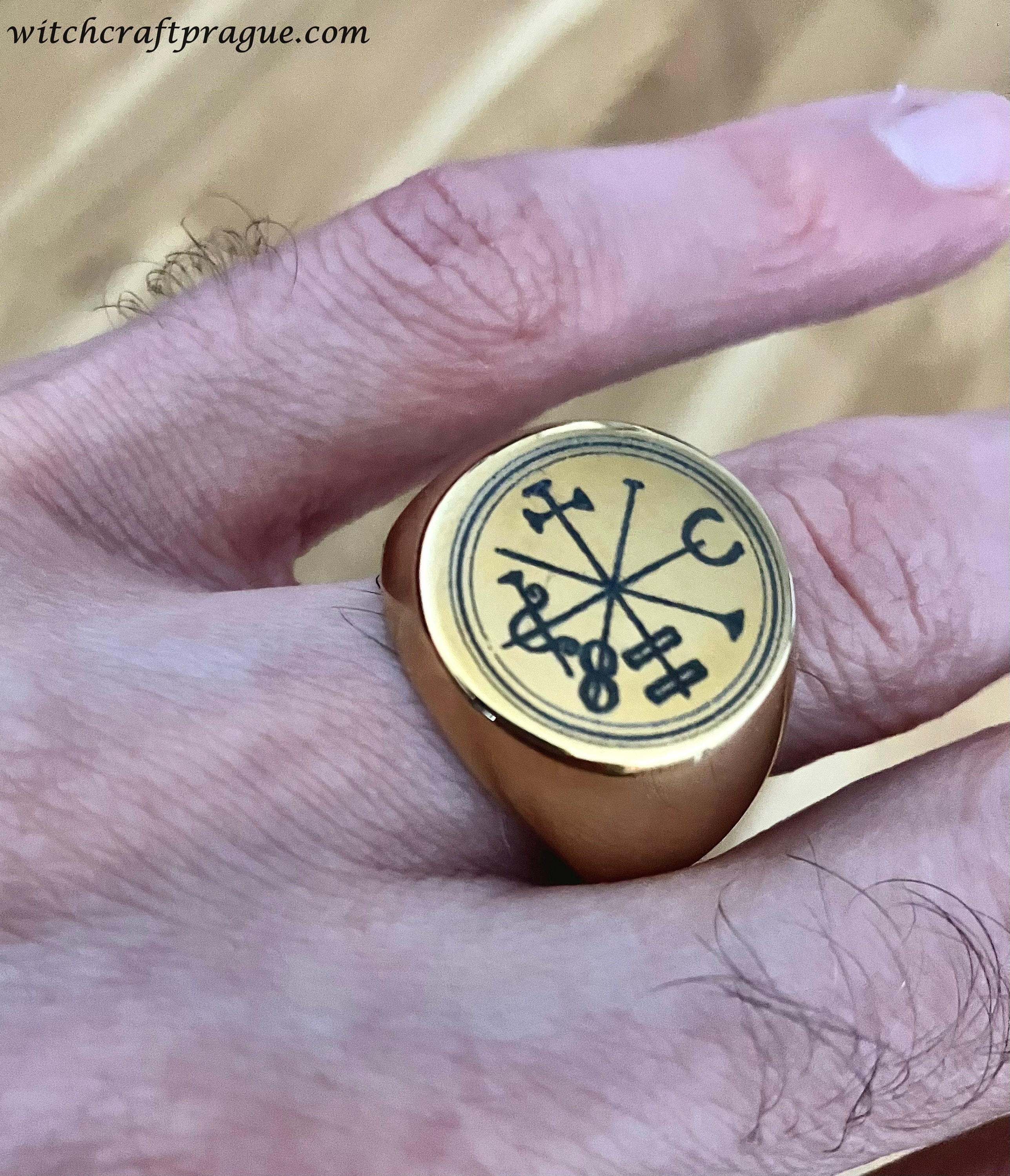 Money Amulet Ring, Wealth Talisman, Seal of Solomon Spell - Etsy